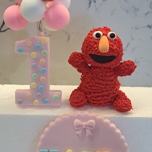 Elmo Fondant Cake Topper Elmo Cake Decoration - Etsy