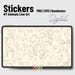 Body Line Art Stickers 300 Dpi PNG SVG Goodnotes Stickers Digital ...