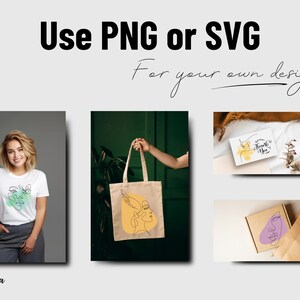 Body Line Art Stickers 300 Dpi PNG SVG Goodnotes Stickers Digital ...