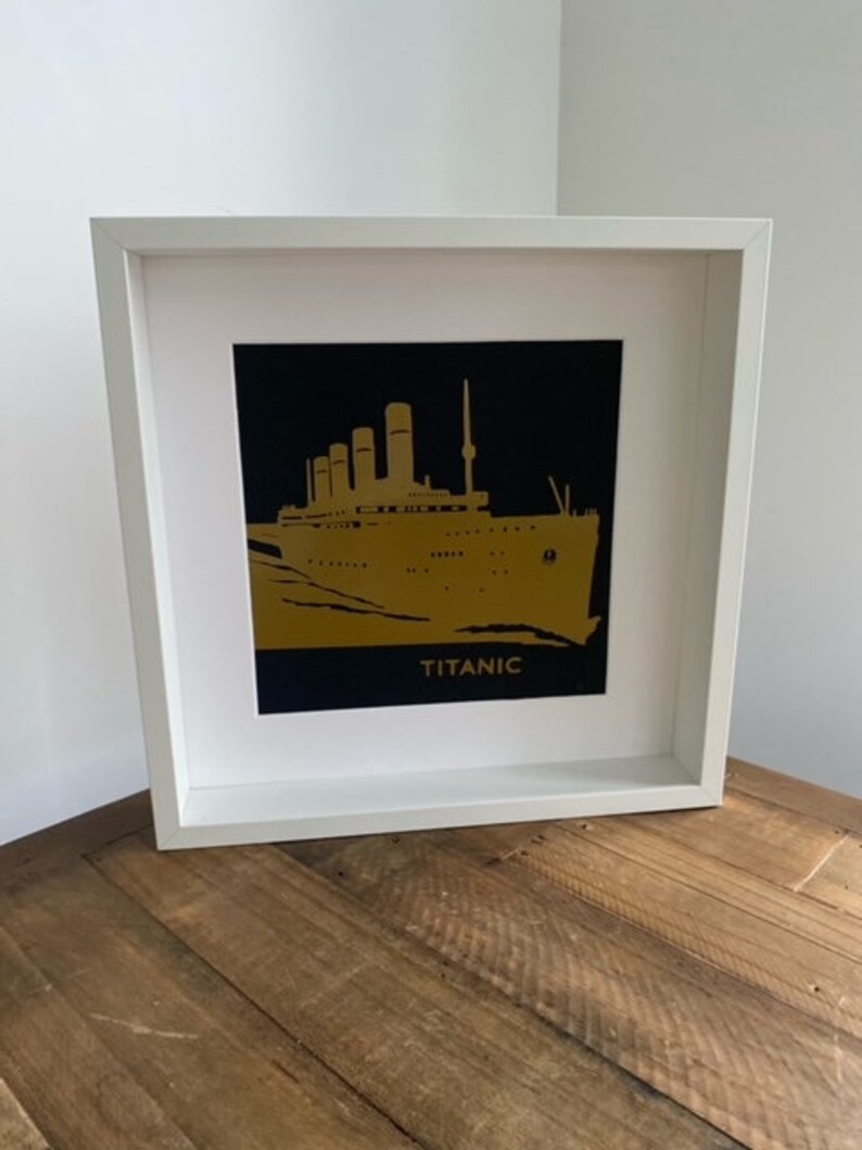 Framed Titanic Picture - Etsy