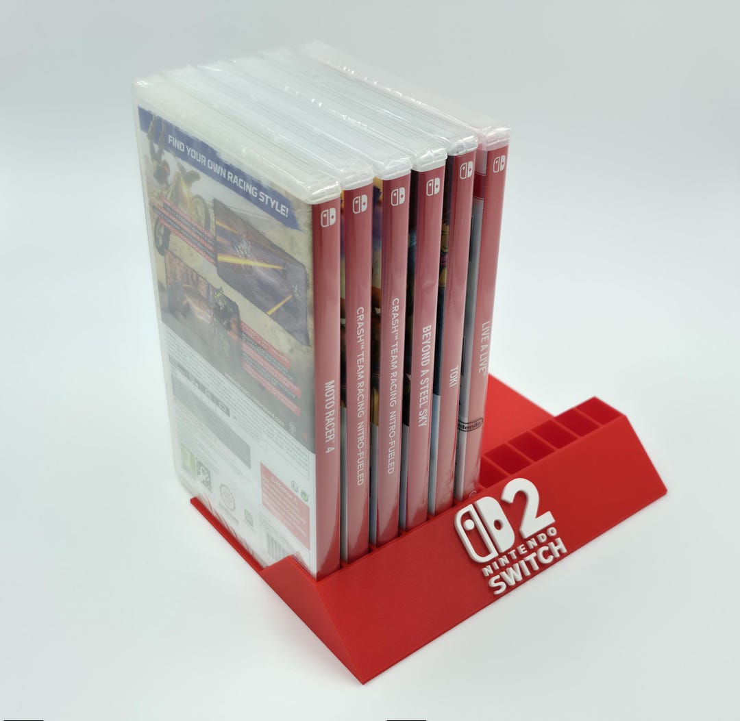 Nintendo Switch 2 Game Display Stand - 8 to 24 Slots - 3D Printed - Etsy