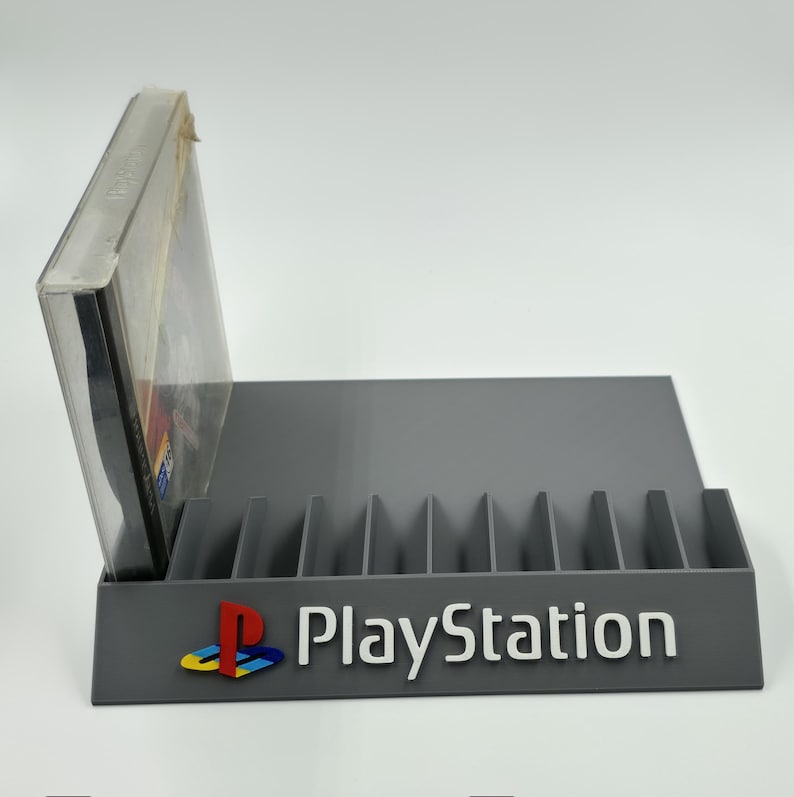 Sony PS1 PSX Game Holder/display - Fits 8 to 15 Games - Multiple Colors ...