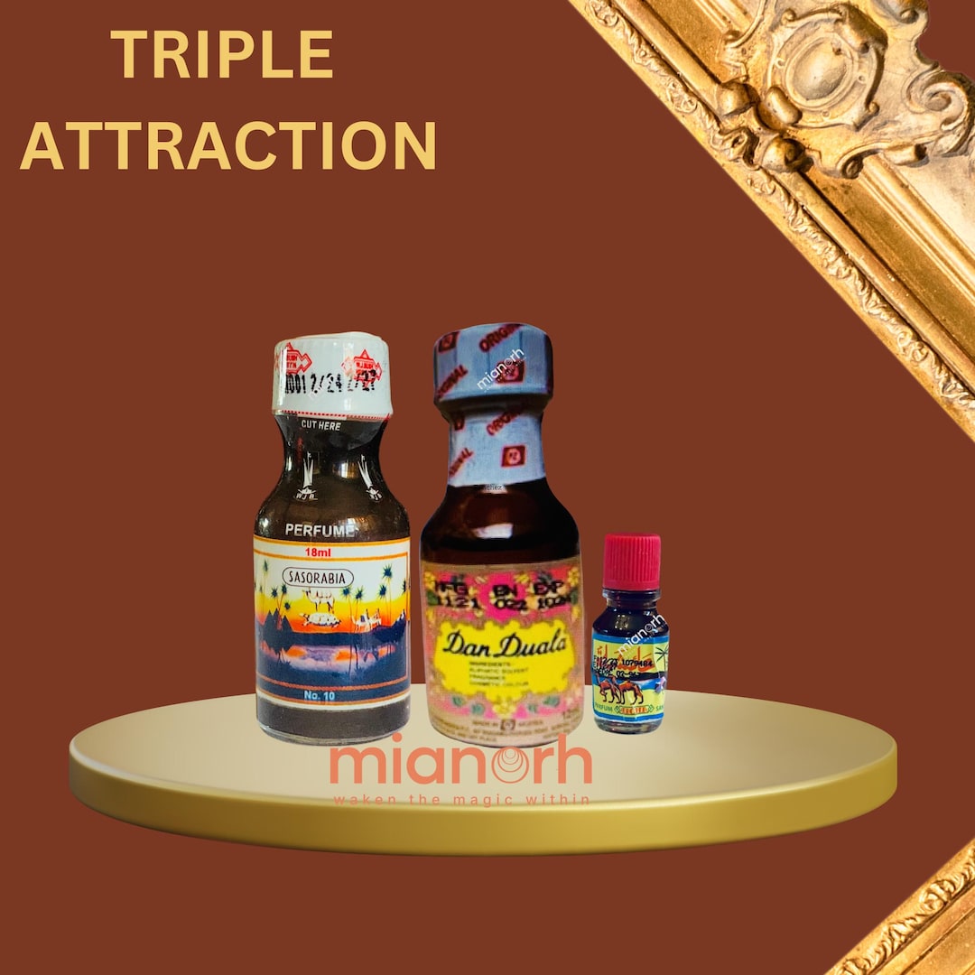 Triple Attraction Oil Set – Sassorabia, Dan Duala, Aicha | Spiritual ...