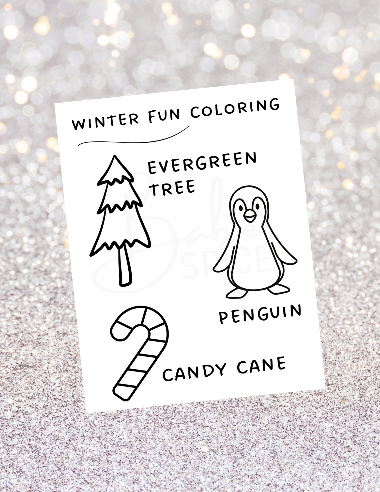 Winter Coloring Pages for Toddlers Printable Cold Weather Activity ...