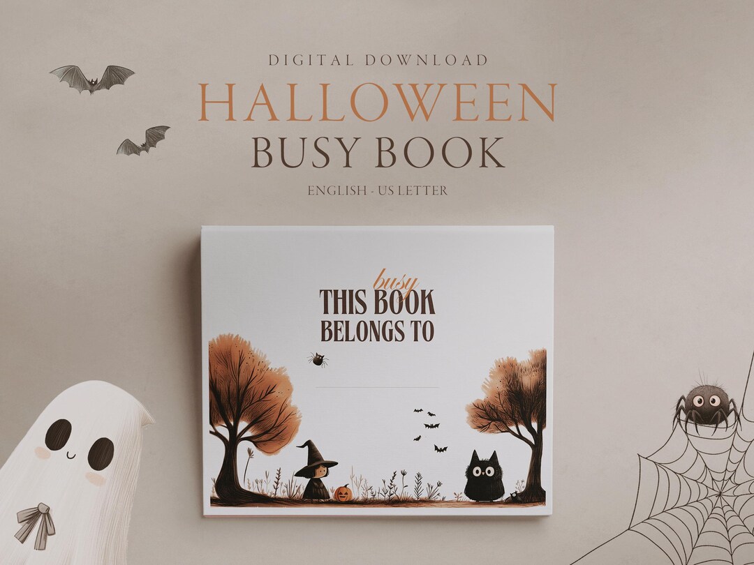 Halloween Busy Book: Engaging Printable Activities for Kids | Digital ...