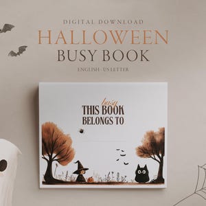Halloween Busy Book: Engaging Printable Activities for Kids | Digital ...