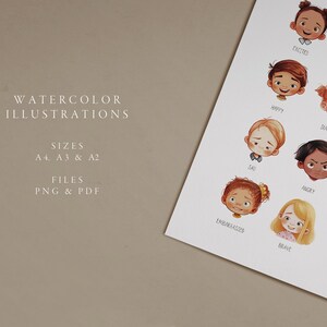 Feelings Poster - Montessori Homeschool Decor - Feelings Chart ...