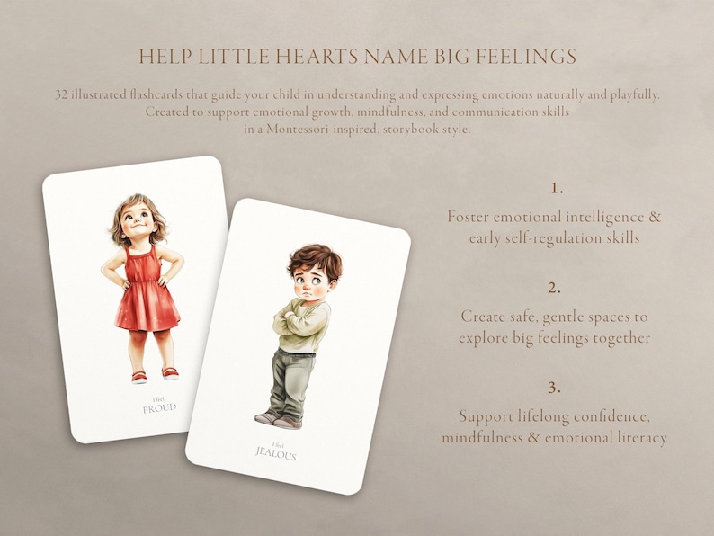 My Little Feelings Flashcards - Printable Emotions Cards for Kids ...