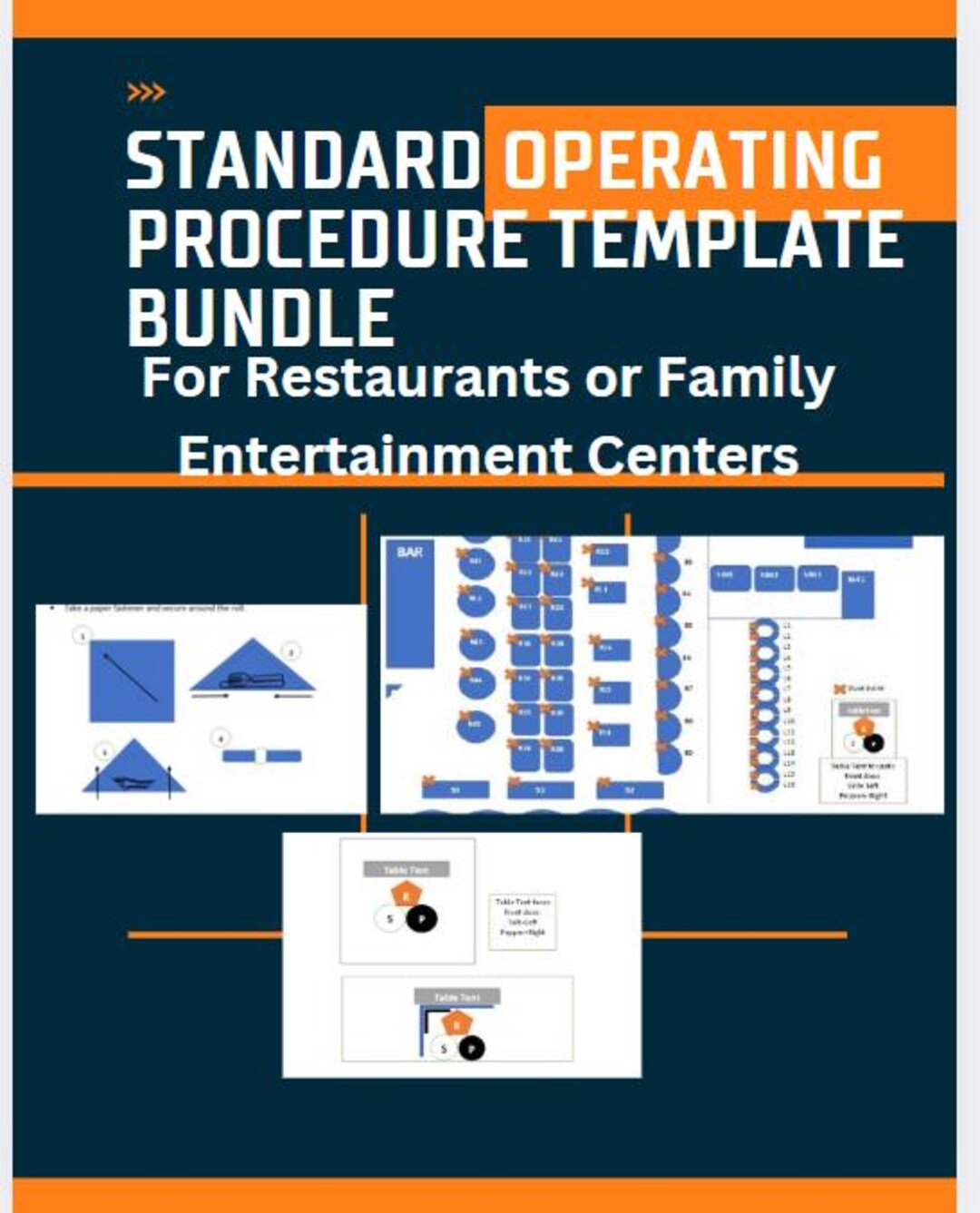 Standard Operating Procedure Templates Bundle (restaurant/family ...