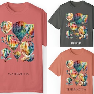 Hot Air Balloon Shirt, Balloon Festival Tee, Adventure Time Shirt ...
