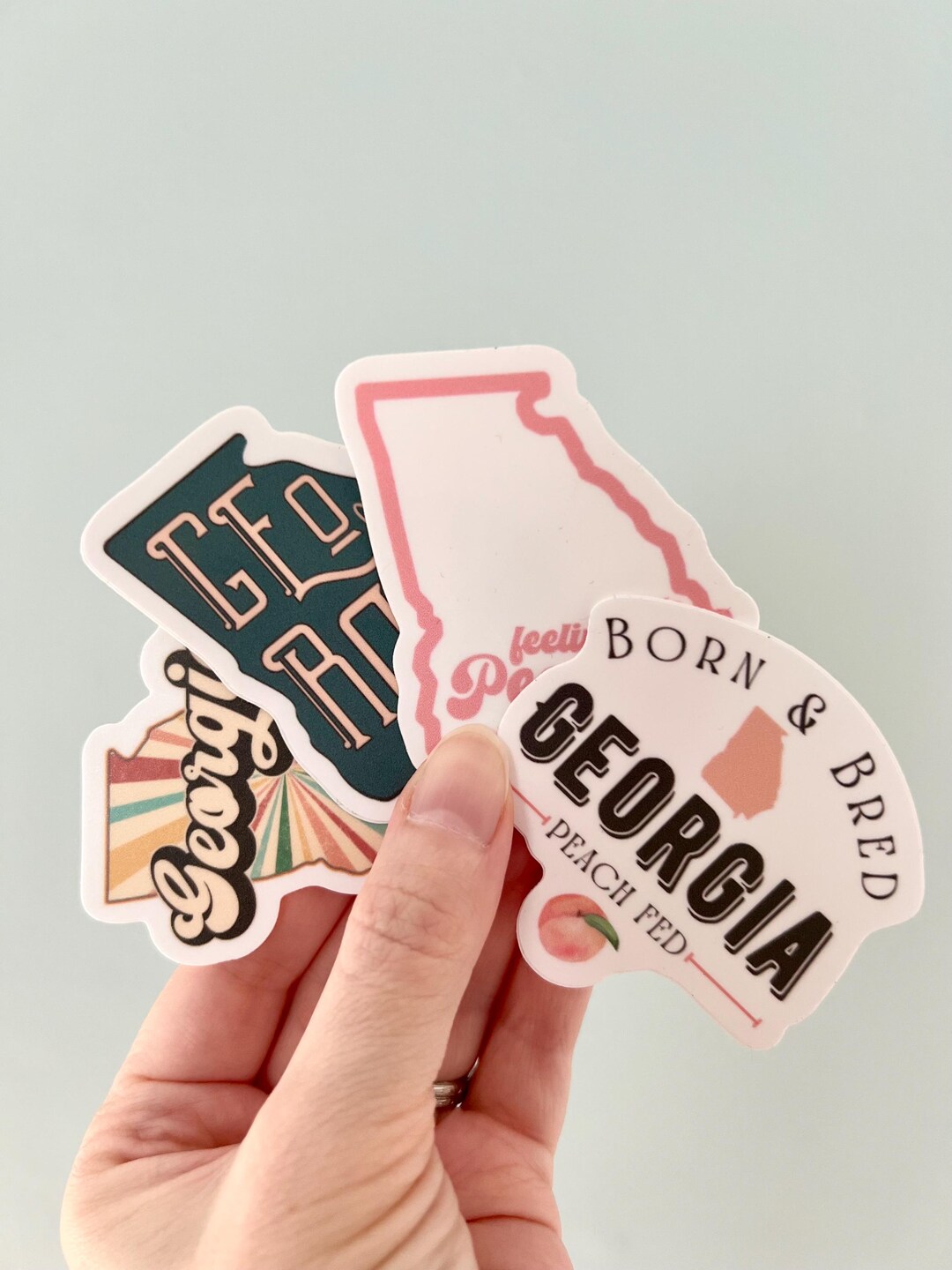 Georgia Sticker Set – 4 Vinyl Stickers Inspired by Southern Charm ...