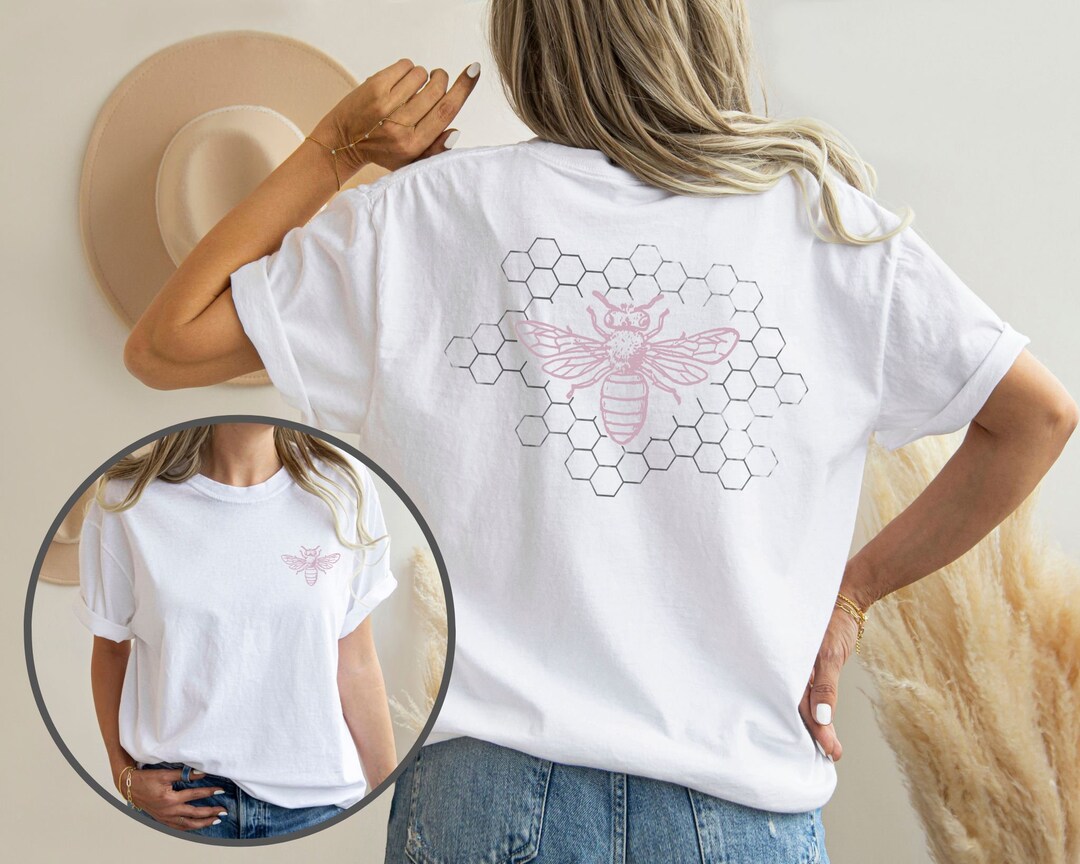 Vintage Bumble Bee T-shirt – Retro Bee Hive Graphic Tee, Nature Lover ...