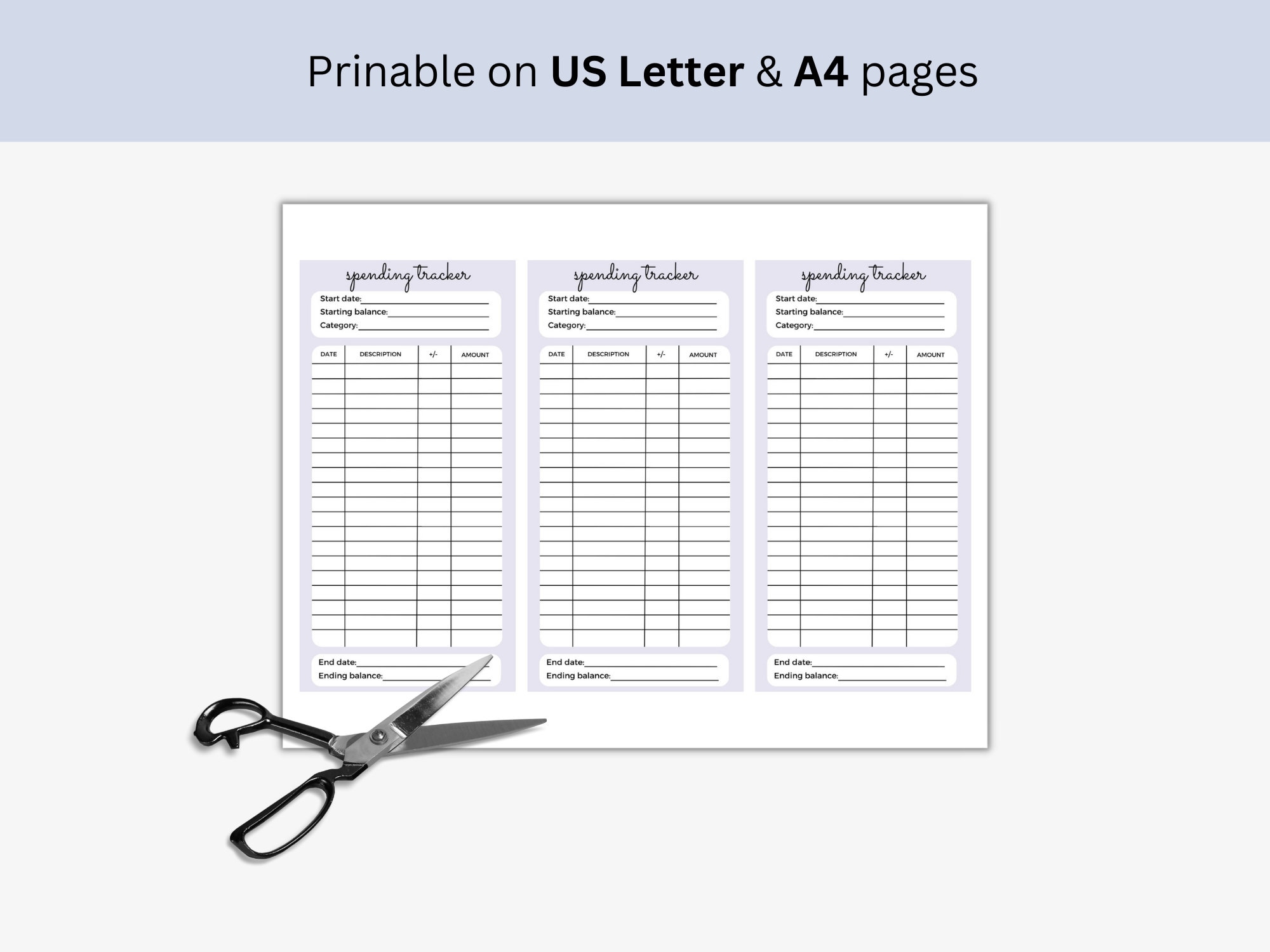 Cash Envelope Inserts | Budget Binder Inserts | A6 Spending Tracker ...