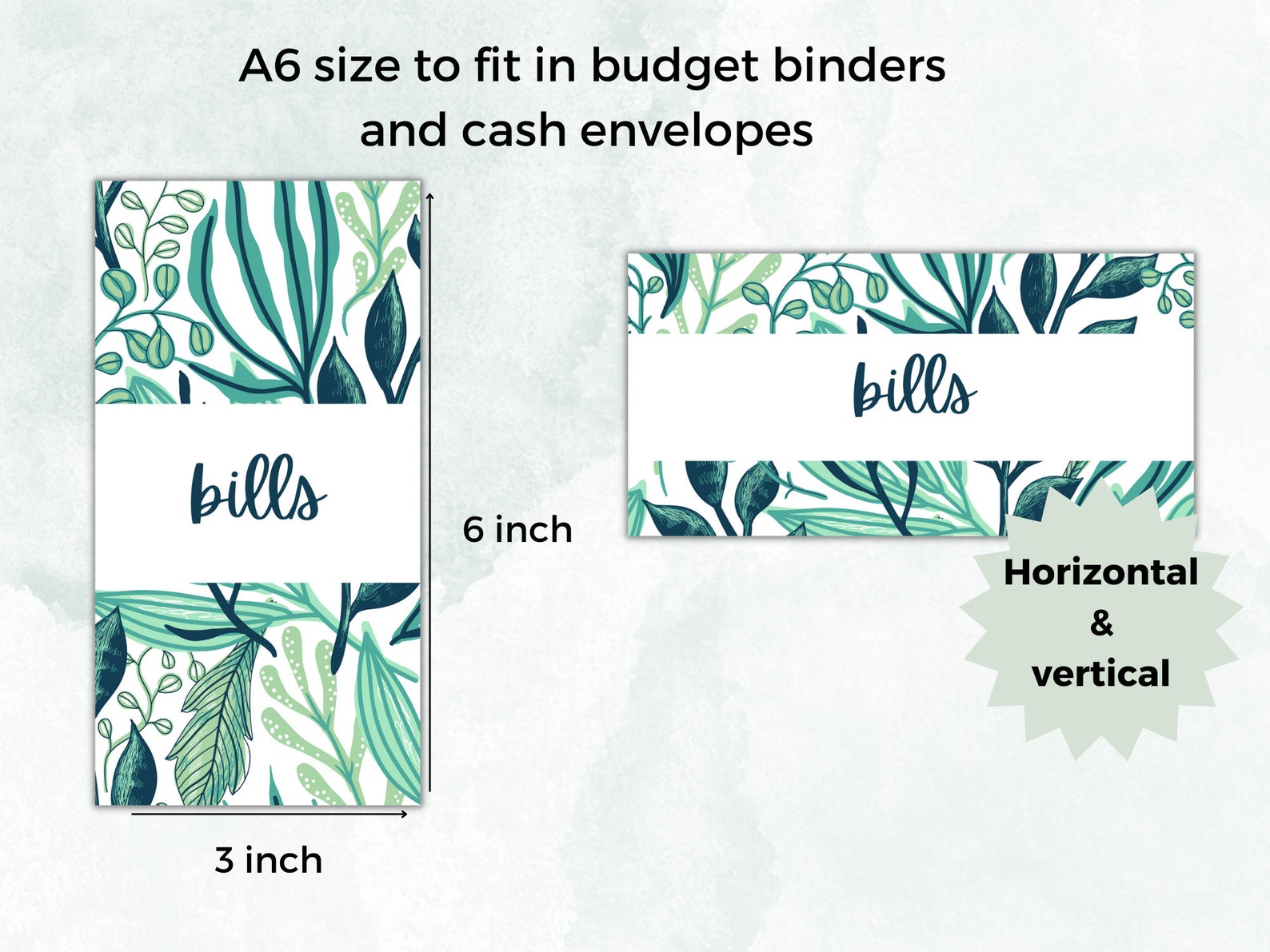 Printable Cash Envelopes Inserts for Cash Stuffing | Budget Binder ...