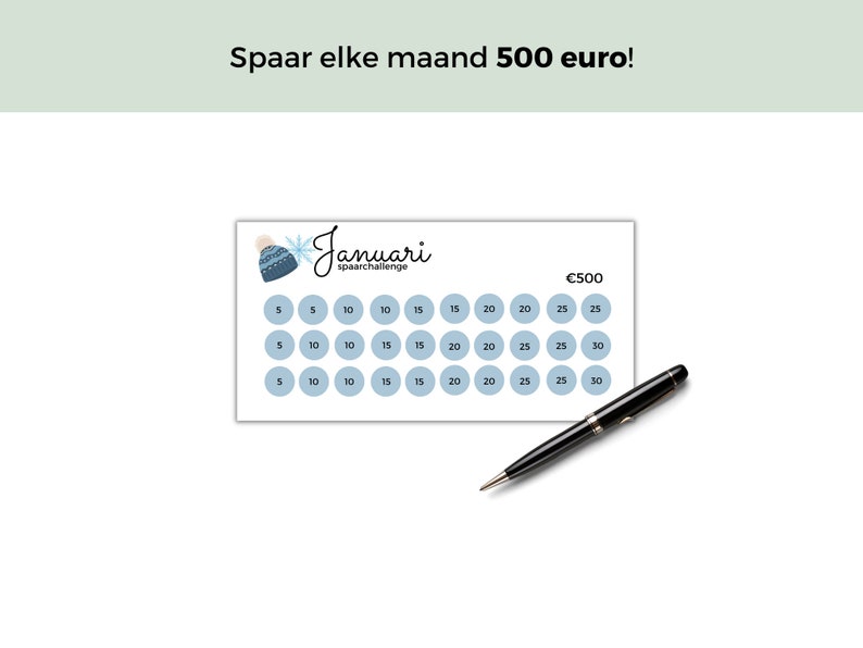 Spaar Challenge Nederland | Cash Stuffing Nederlands | Euro | Spaardoel ...