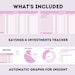 Pink Budget Spreadsheet for Google Sheets, Annual + Monthly Budget ...