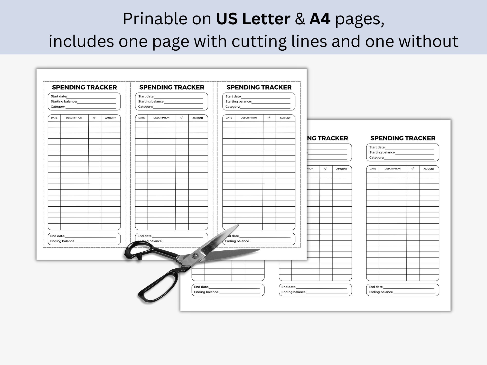 Cash Envelope Inserts Budget Binder Inserts A6 Cash - Etsy
