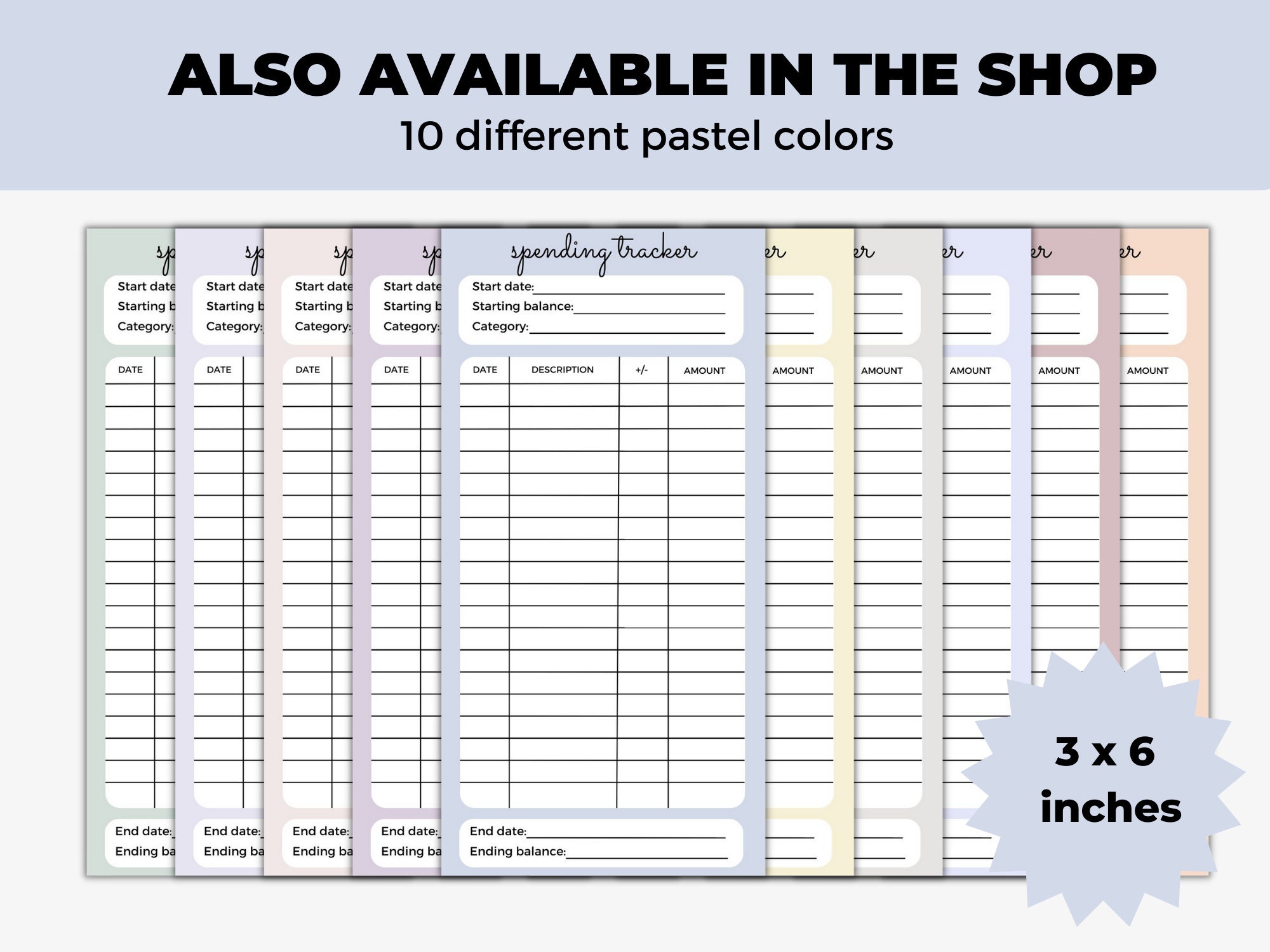 Cash Envelope Inserts Budget Binder Inserts A6 Cash - Etsy