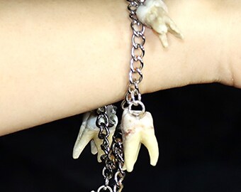 Strangers From Hell Human Teeth Bracelet Replica Prop - Oddity Weird ...