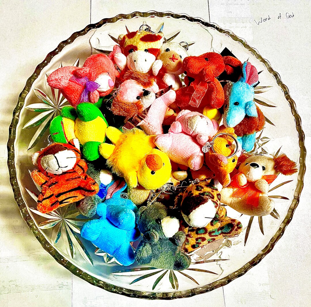 Stuffed Animal Keychains - Etsy