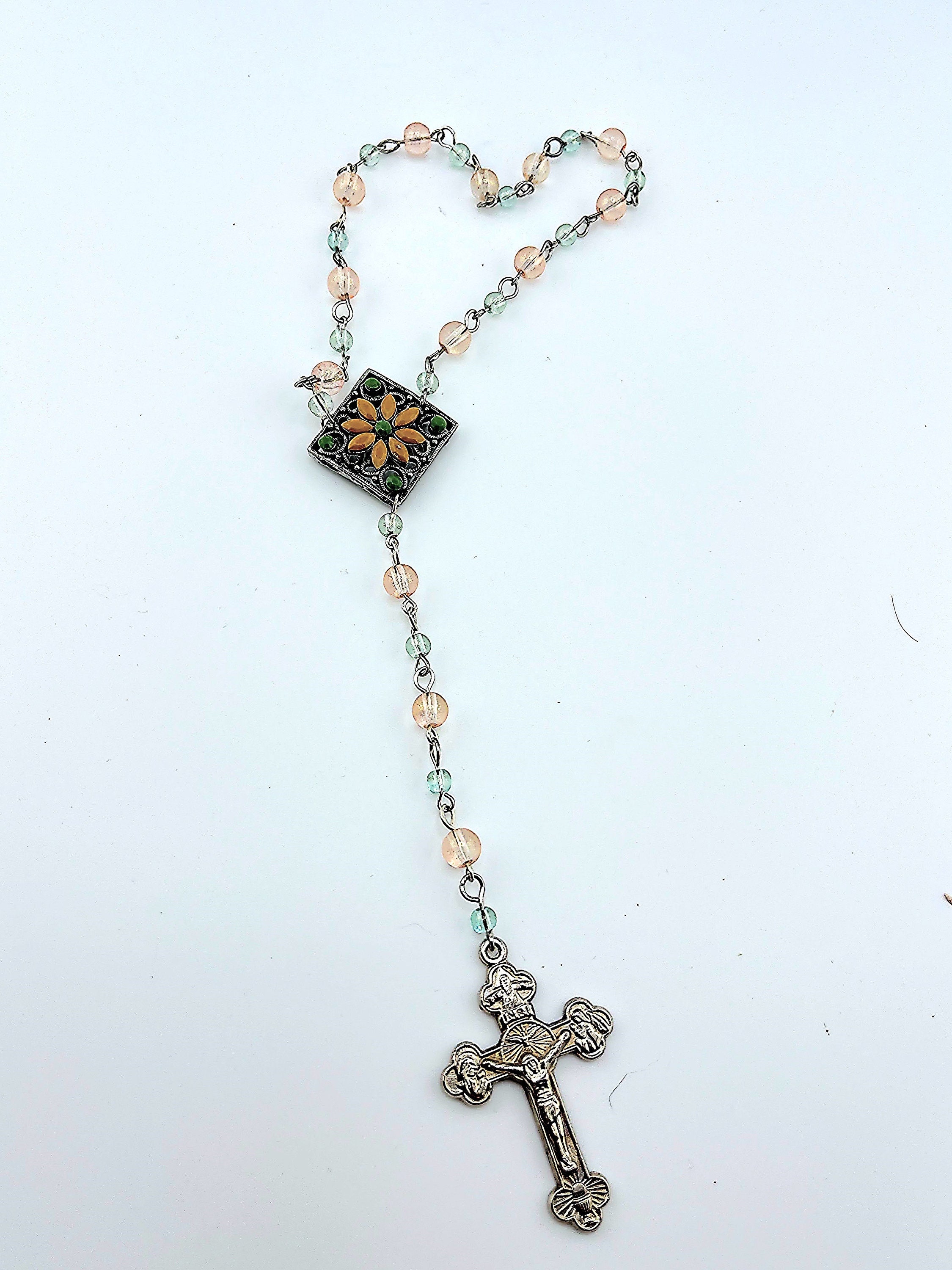 Floral Finger Rosary - Etsy