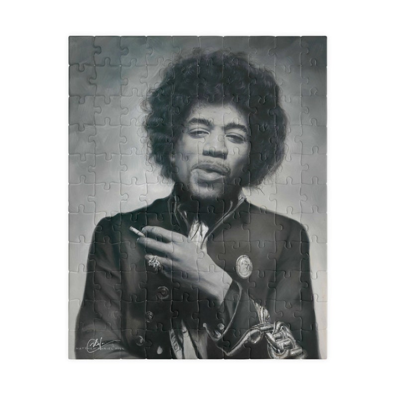 Beautiful Jimi Hendrix Original Painting Puzzle 110, 252, 500-piece - Etsy