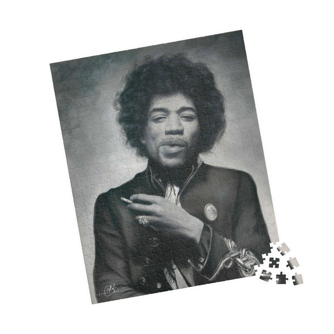 Beautiful Jimi Hendrix Original Painting Puzzle 110, 252, 500-piece - Etsy