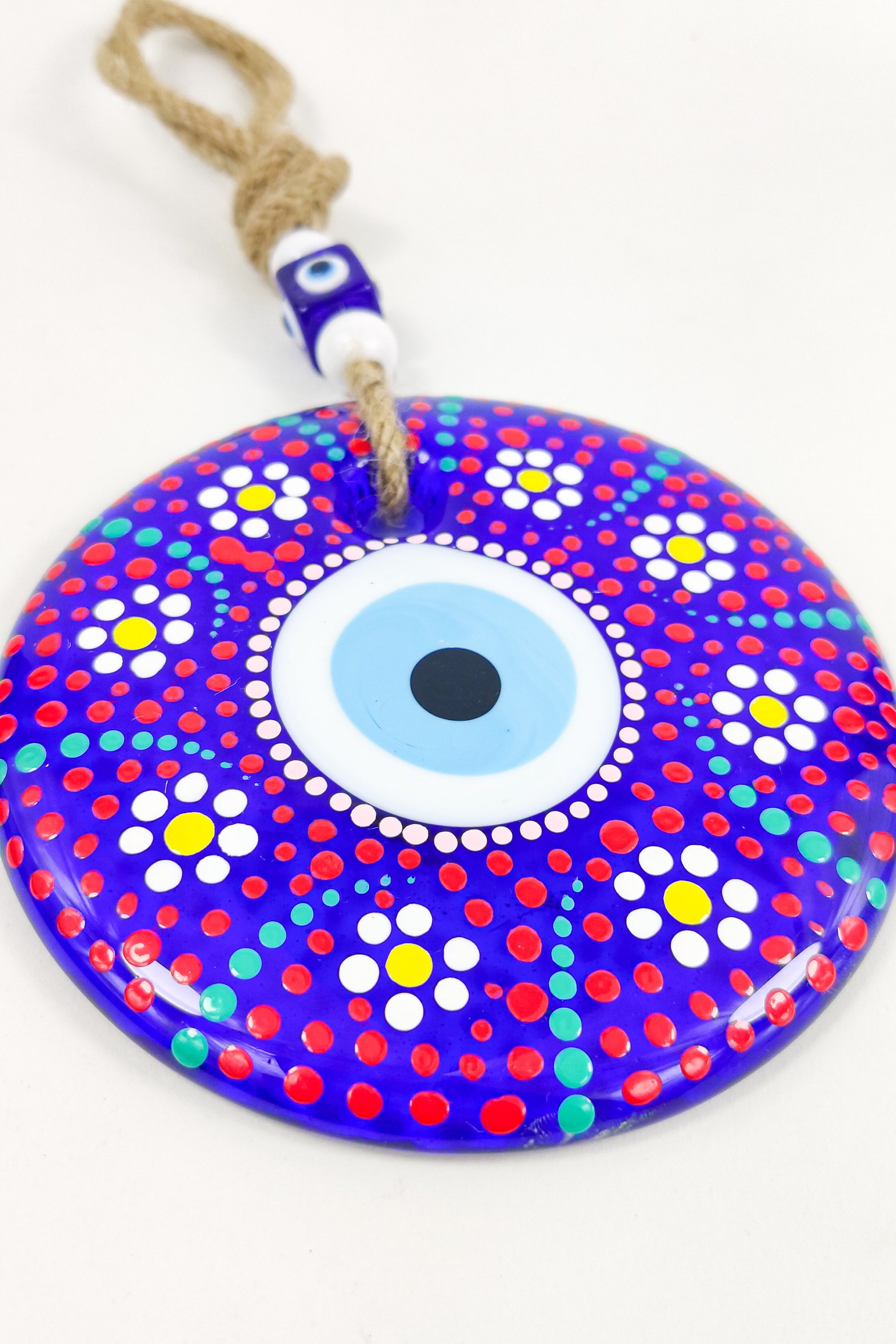 Evil Eye Nazar Amulet Wall Decoration Wall Hanging Flower - Etsy