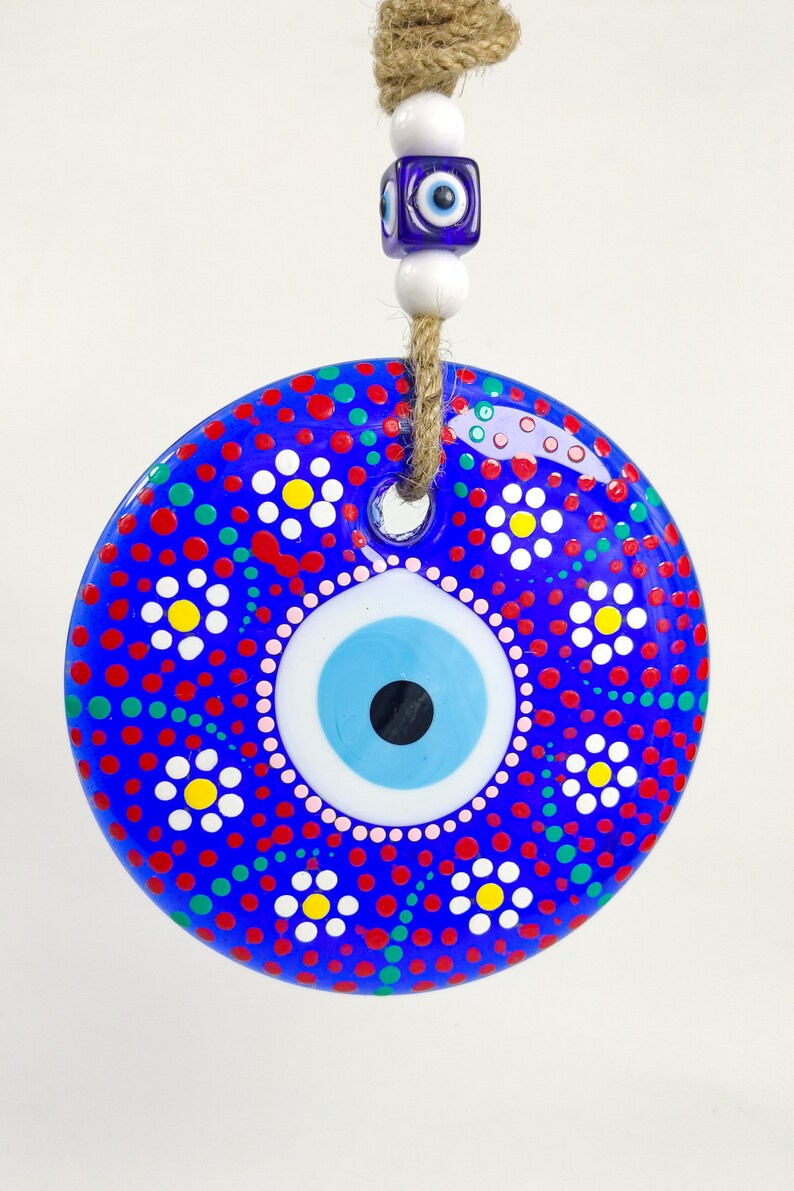 Evil Eye Nazar Amulet Wall Decoration Wall Hanging Flower - Etsy