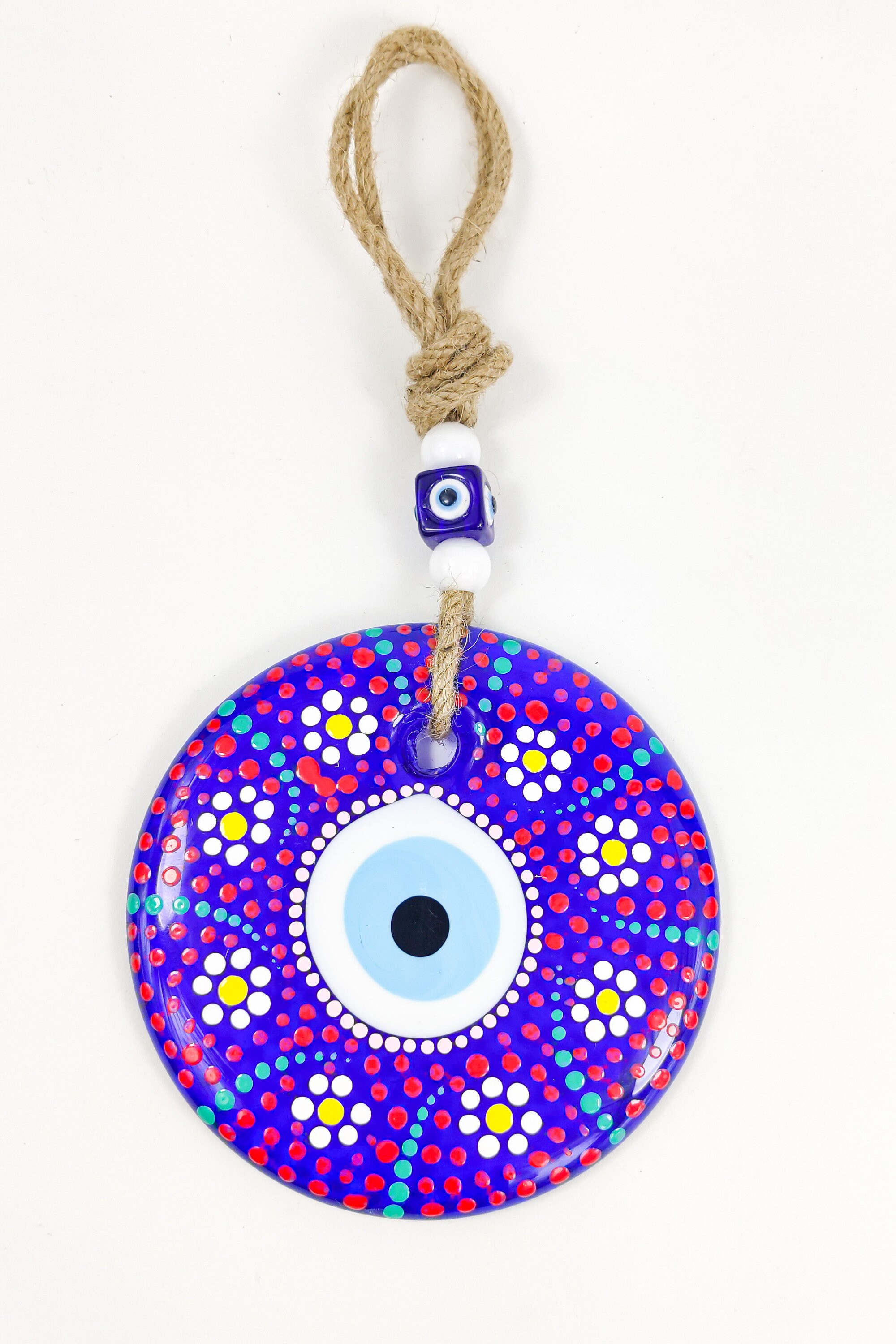 Evil Eye Nazar Amulet Wall Decoration Wall Hanging Flower - Etsy