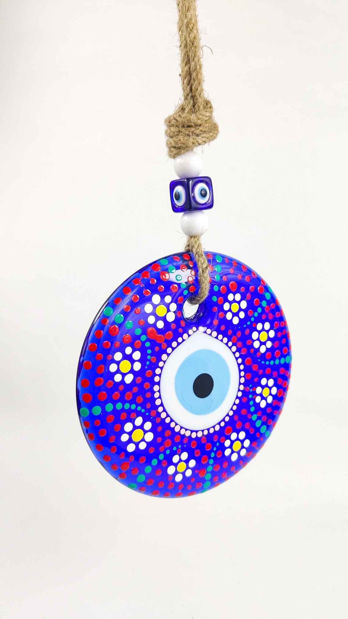 Evil Eye Nazar Amulet Wall Decoration Wall Hanging Flower - Etsy
