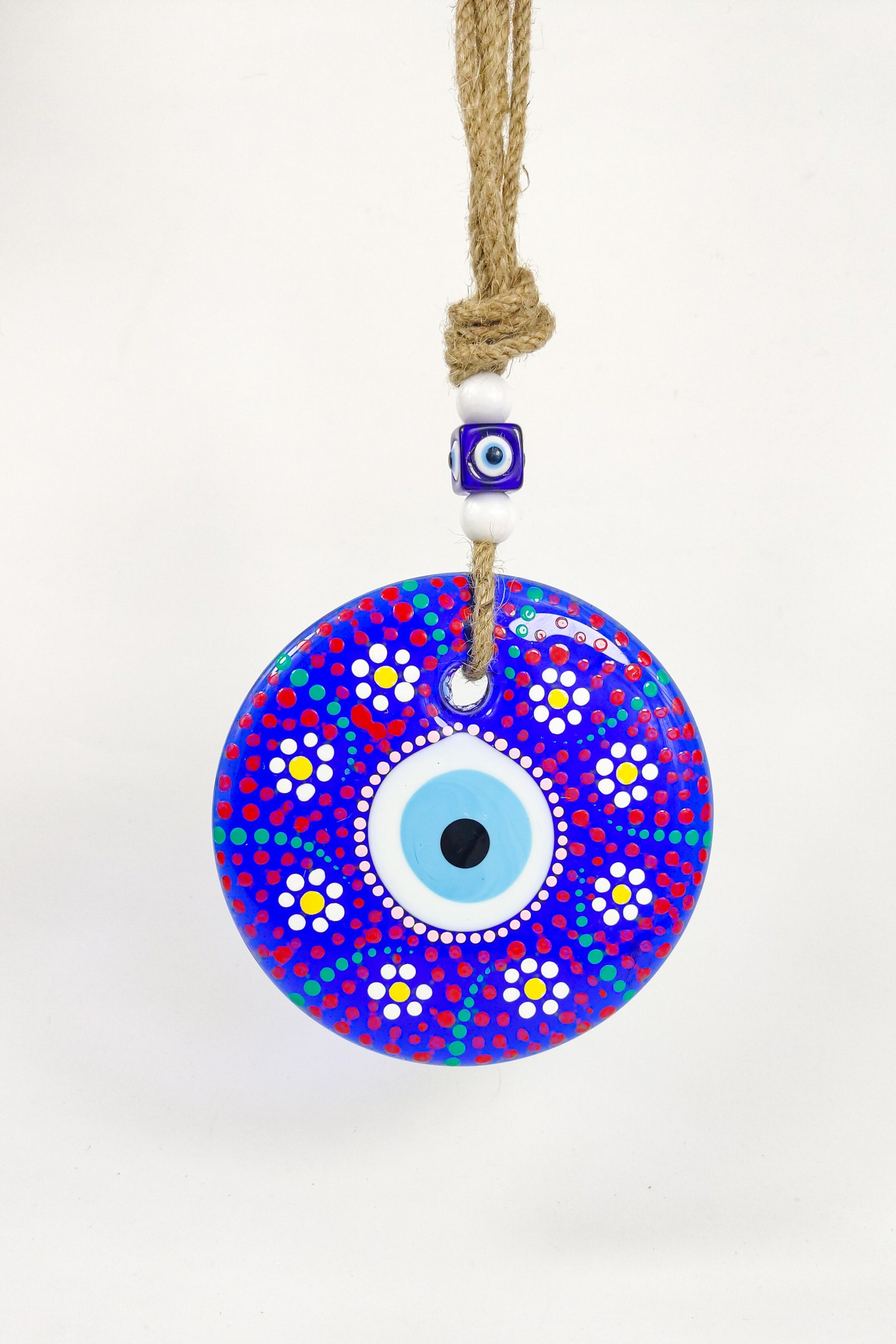 Evil Eye Nazar Amulet Wall Decoration Wall Hanging Flower - Etsy