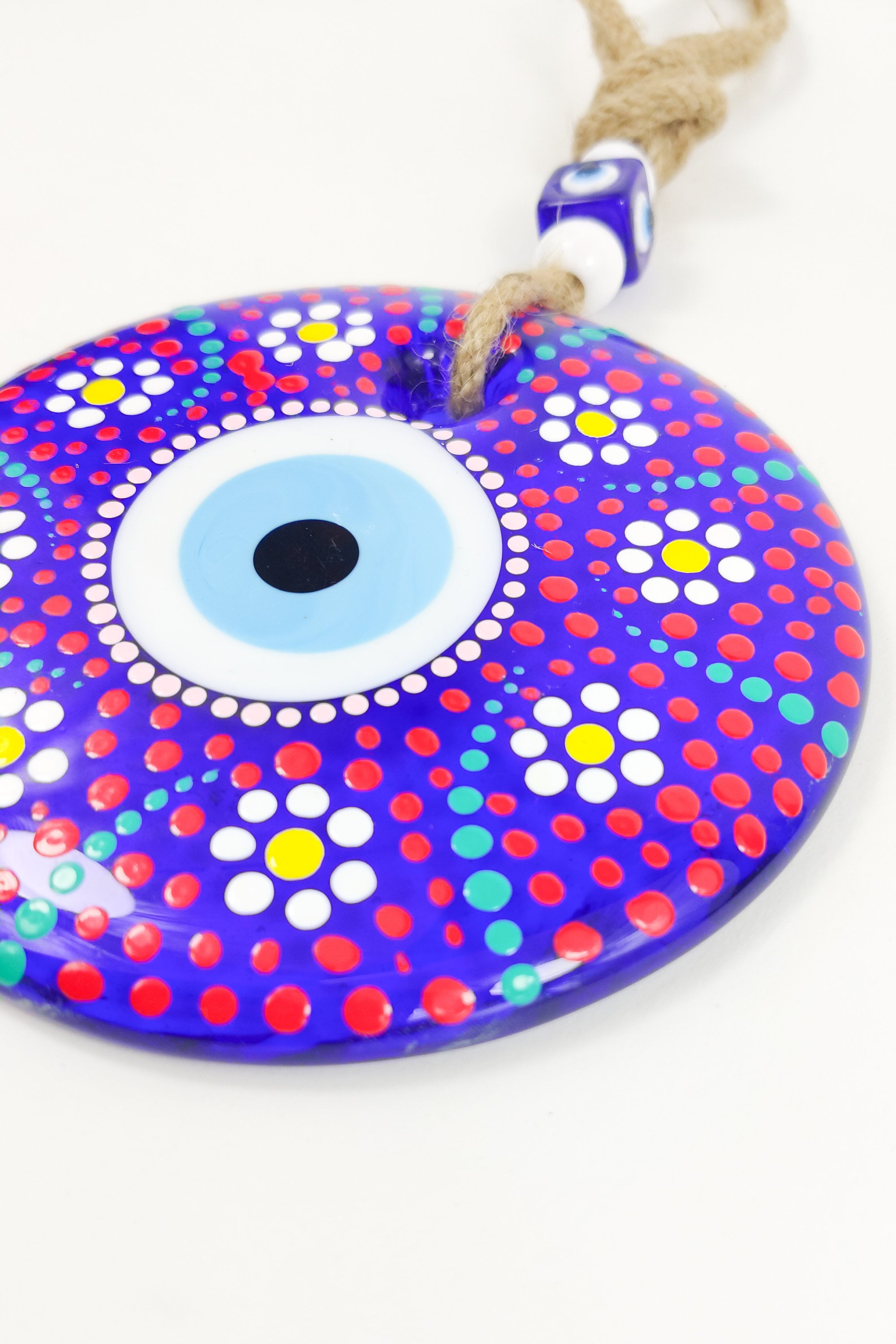Evil Eye Nazar Amulet Wall Decoration Wall Hanging Flower - Etsy