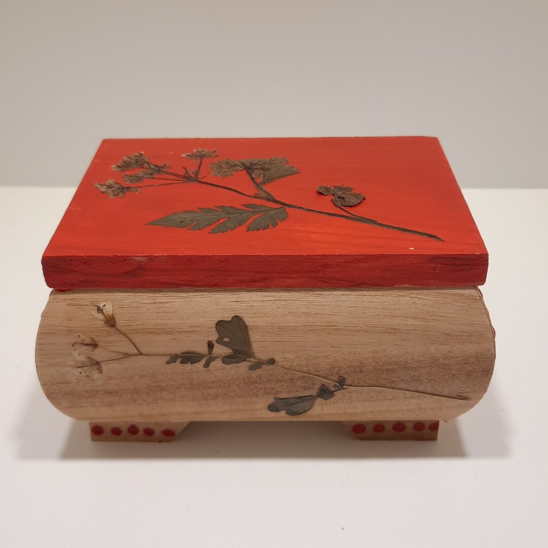 Hand-painted Treasure Chest, Bulbous - Etsy