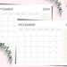 2024 Monthly Planner Calendar Canva Canva Templates Editable - Etsy