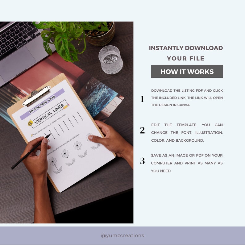 Editable Tracing Fun Alphabet Animals Workbook I Size: A4 I Canva ...