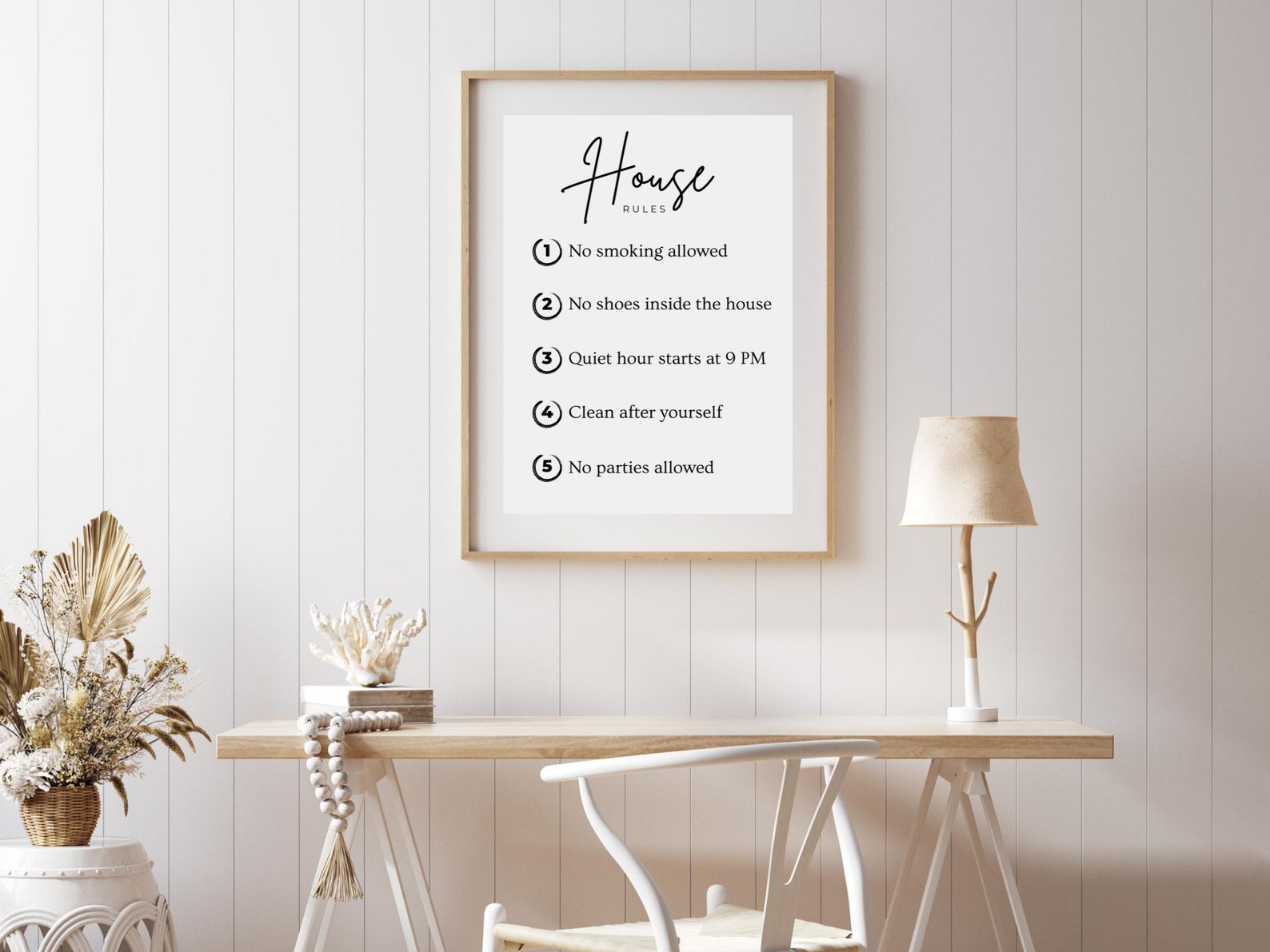 Editable House Rules Template, House Rules for Vacation Rental, Hostel ...