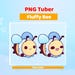 Fluffy Bee Pngtuber | Reactive Image TTS | Voice Reactive | Ready to ...