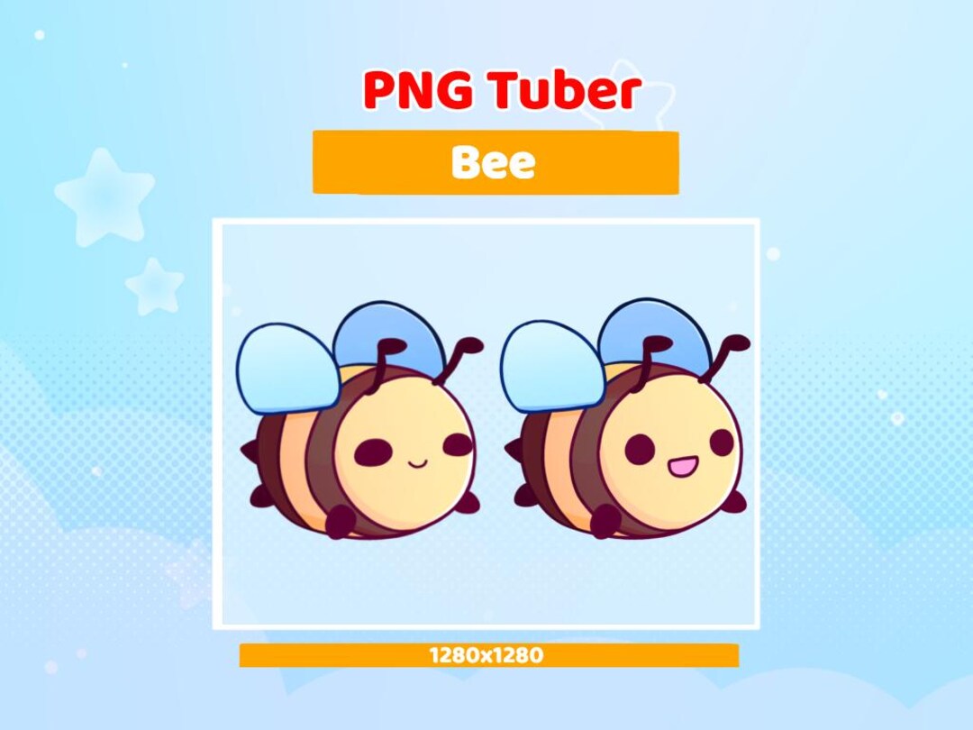 Bee Pngtuber | Reactive Image TTS | Voice Reactive | Ready to Use and ...