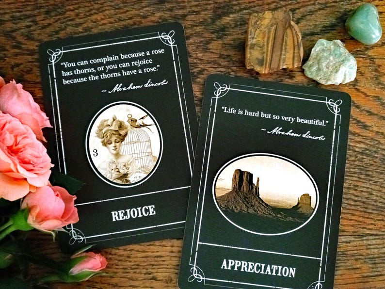 The Abraham Lincoln Oracle: Vintage Victorian Oracle Deck - Etsy