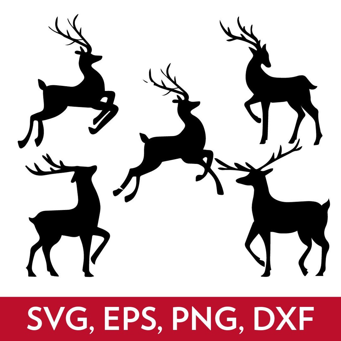 Reindeer Svg for Shirt,reindeer Svg,flying Reindeer Svg,reindeer ...