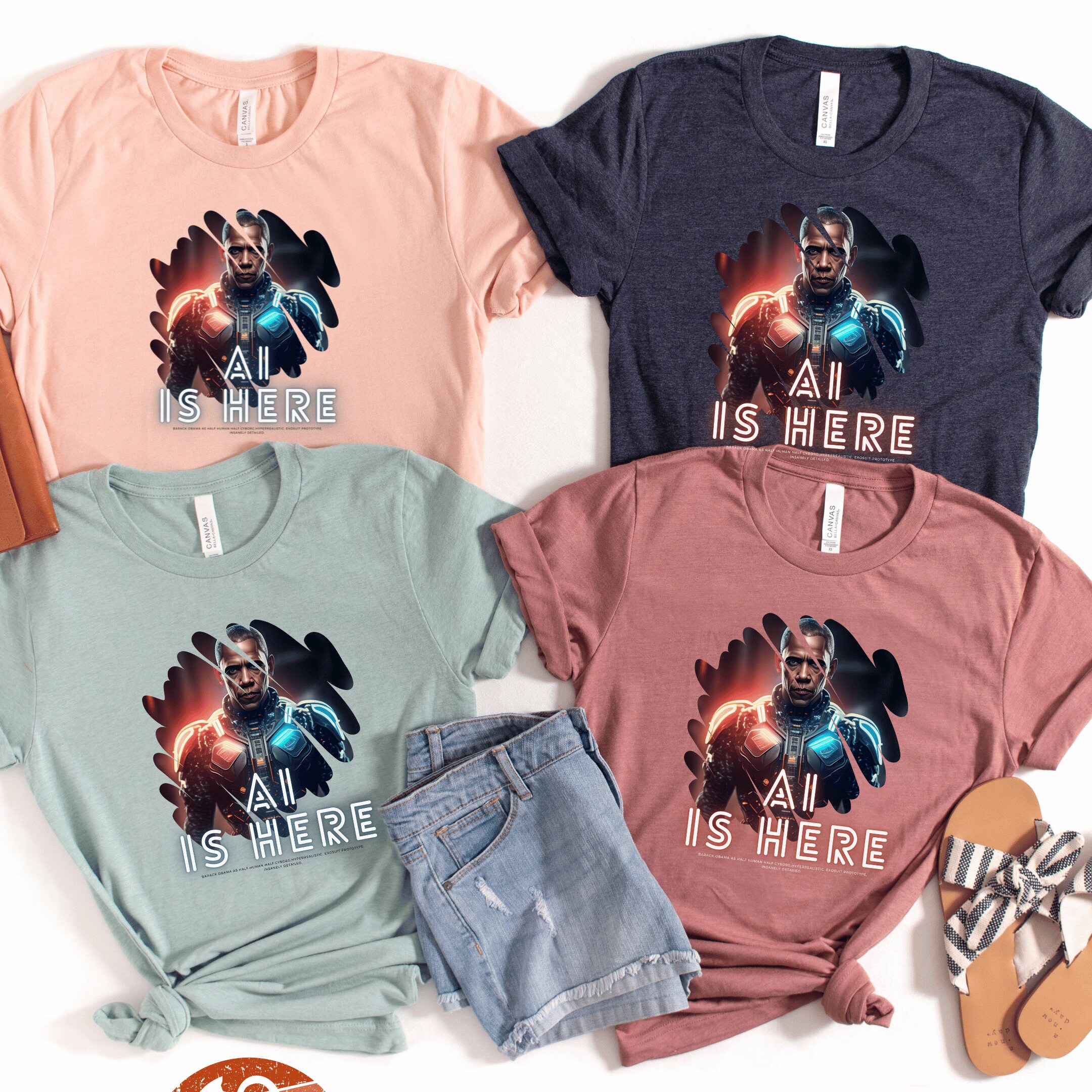 AI IS HERE / Exclusive Ai-generated Art T-shirt/hoodie/pullover/tank ...