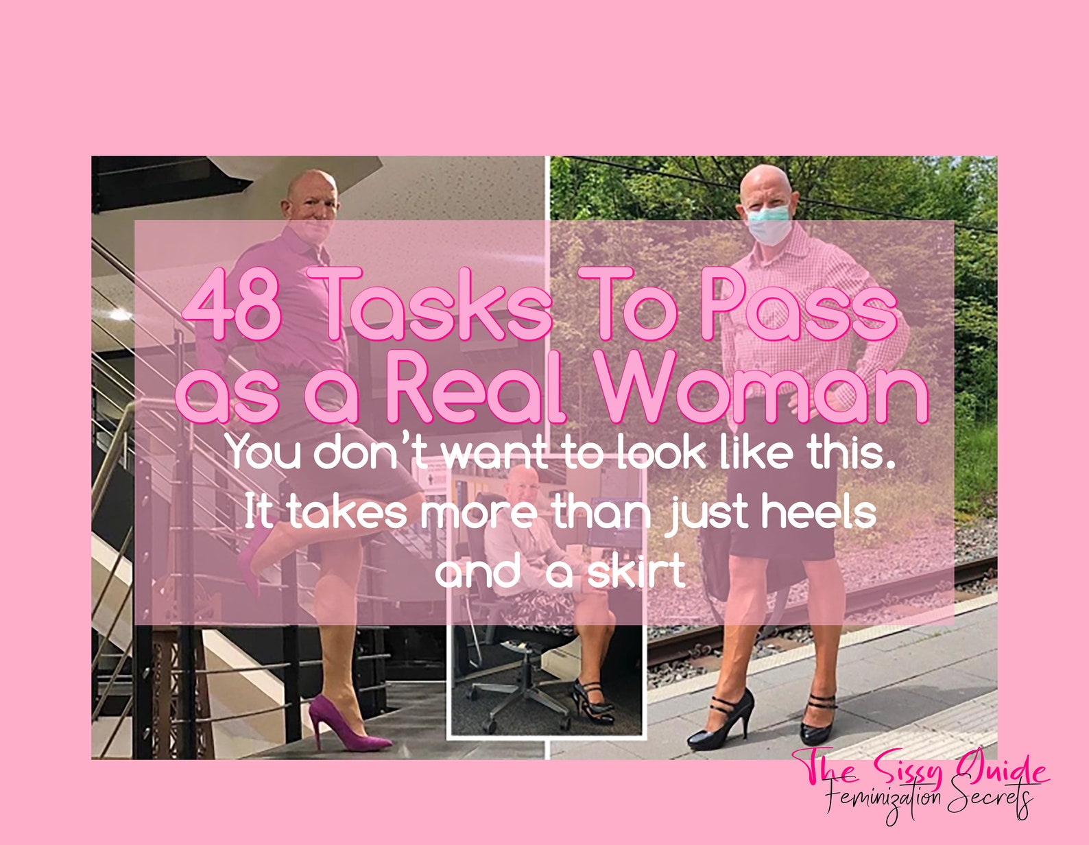 48 SISSY Tasks to Pass as a Real Woman Sissy Task Crossdresser Forced Feminization Sissification ...