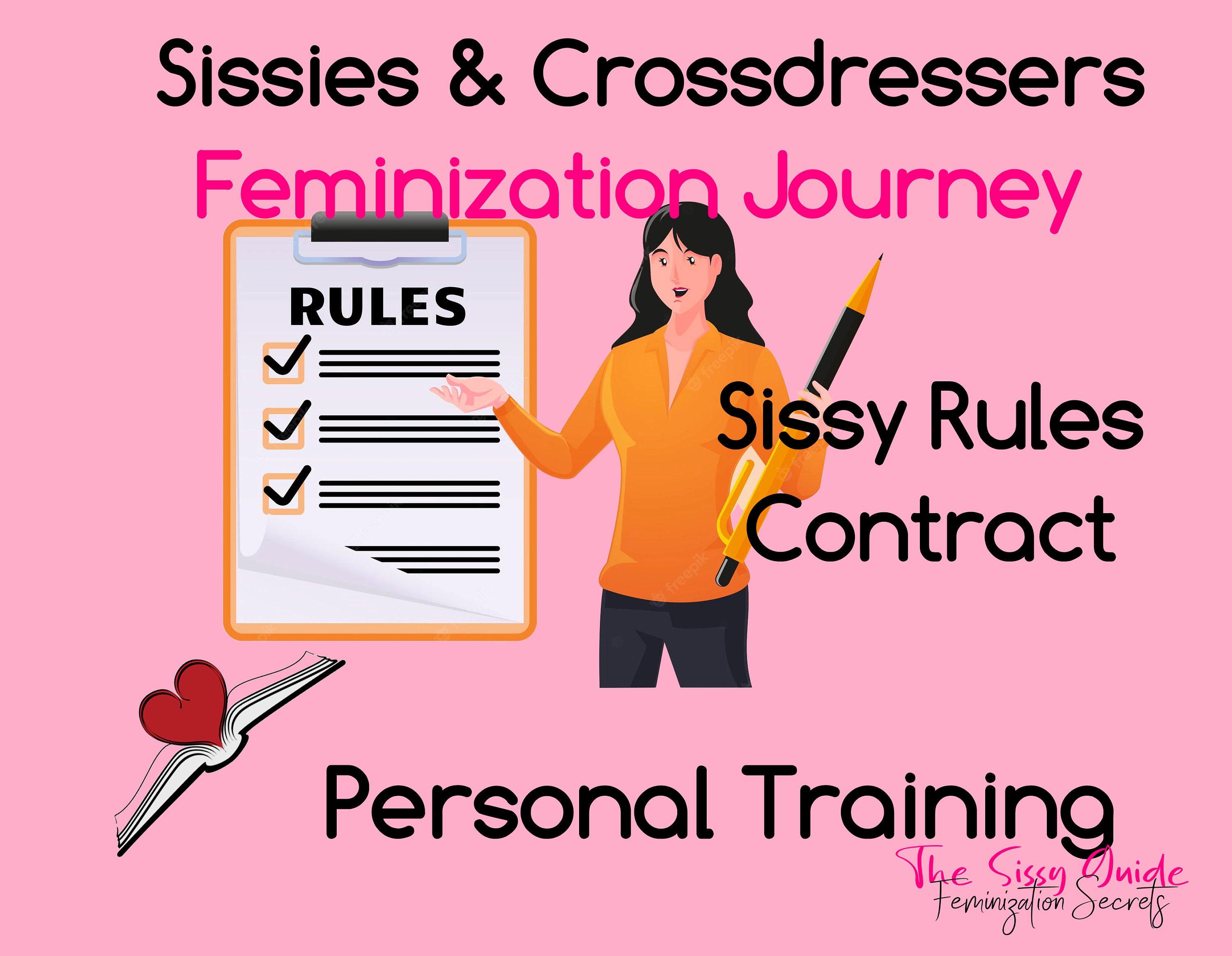 Sissy Rules Contract personal Training for Sissies and Crossdressers Feminization Training and ...