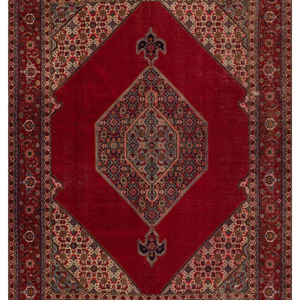 Red Persian Rug - Etsy