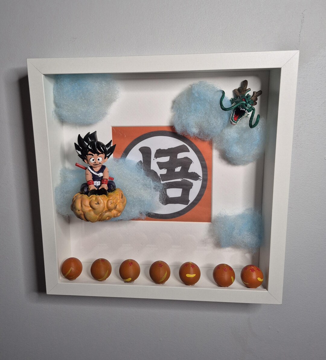 3d Frame Dragon Ball, Goku, 7 Spheres Diorama, Shadow Box, Anime - Etsy