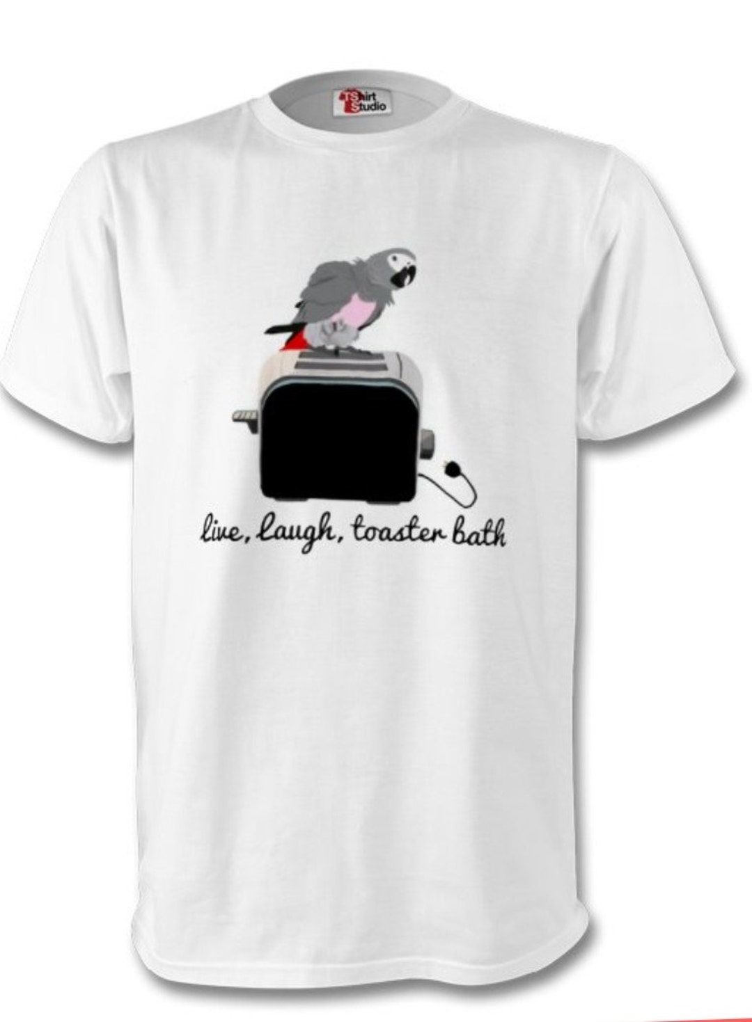 Live Laugh Toaster Bath Graphic T Shirt 100% Cotton - Etsy