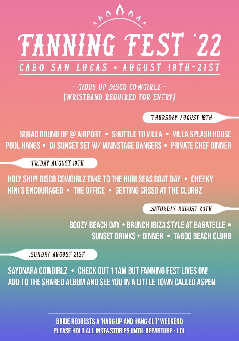 Event Festival Lineup Poster - Etsy