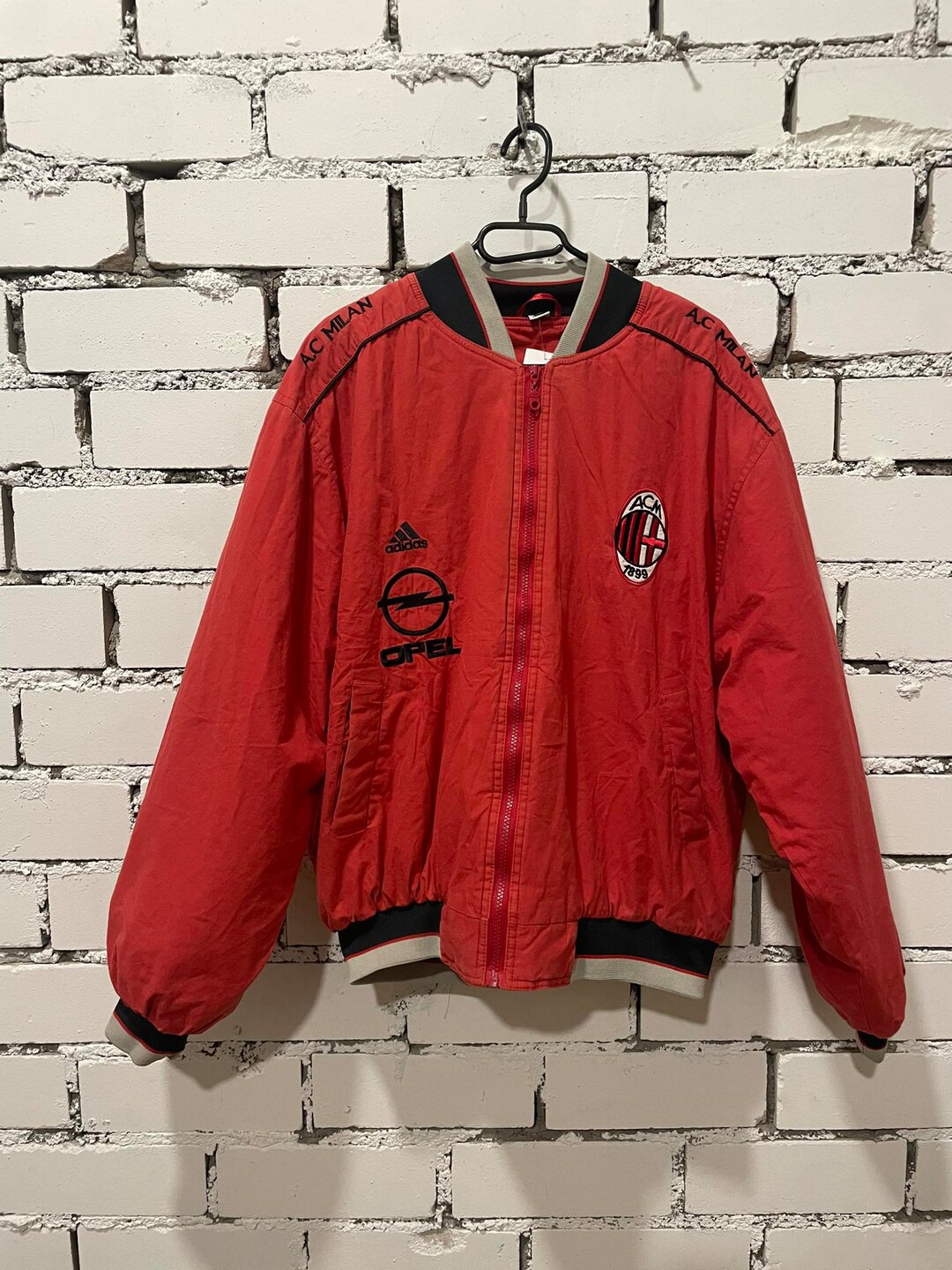 Rare Vintage Adidas AC Milan Opel Jacket size: L - Etsy