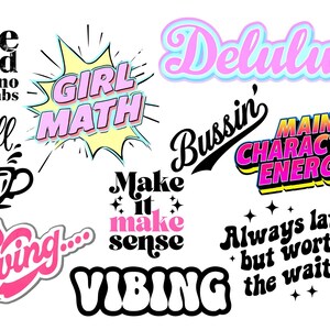 Teen Quotes 2025 SVG Bundle: Trendy Slogans for Cricut (digital ...